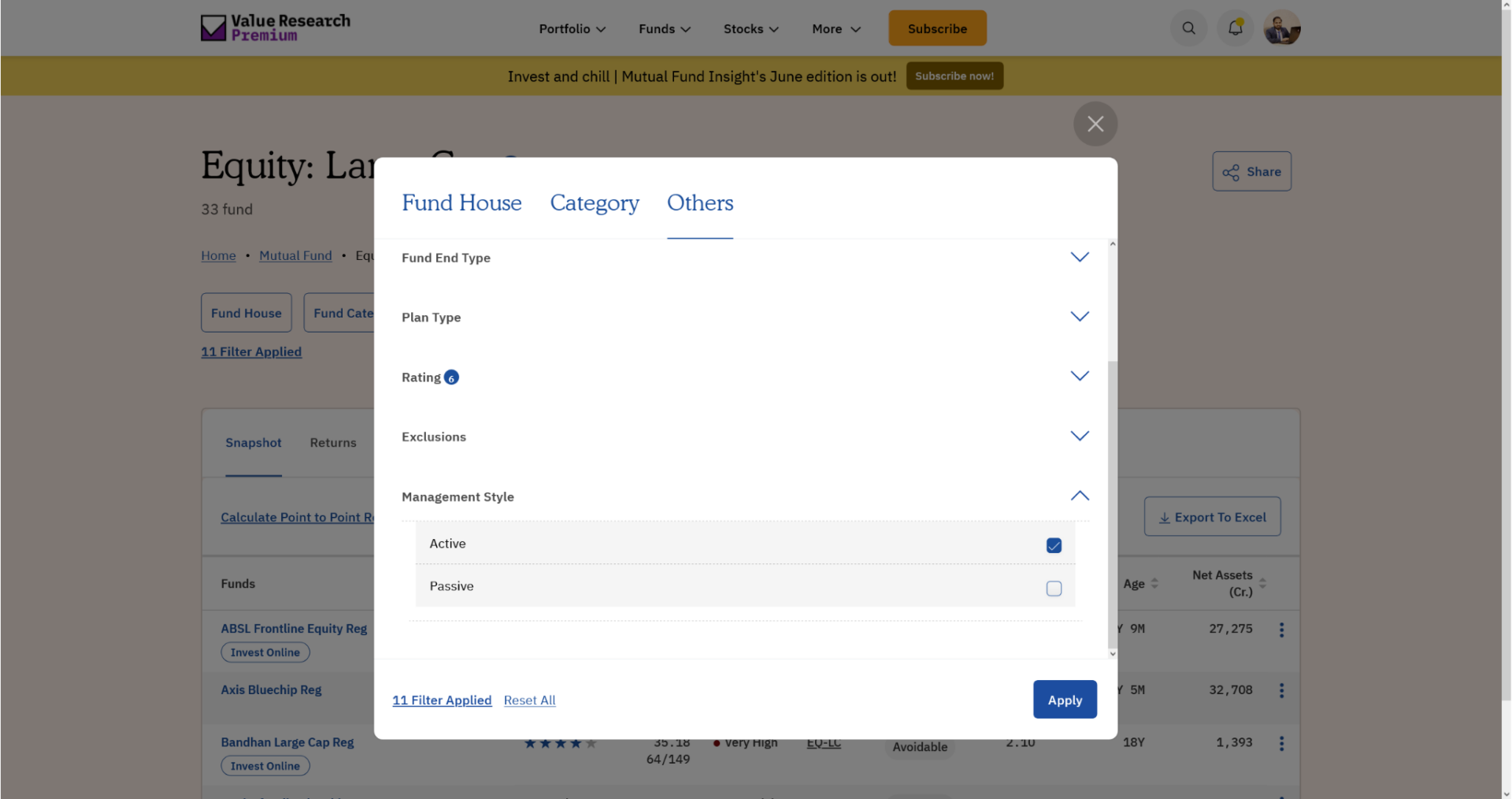 How to Compare and Review Funds on Value Research Online - Dhanvantree